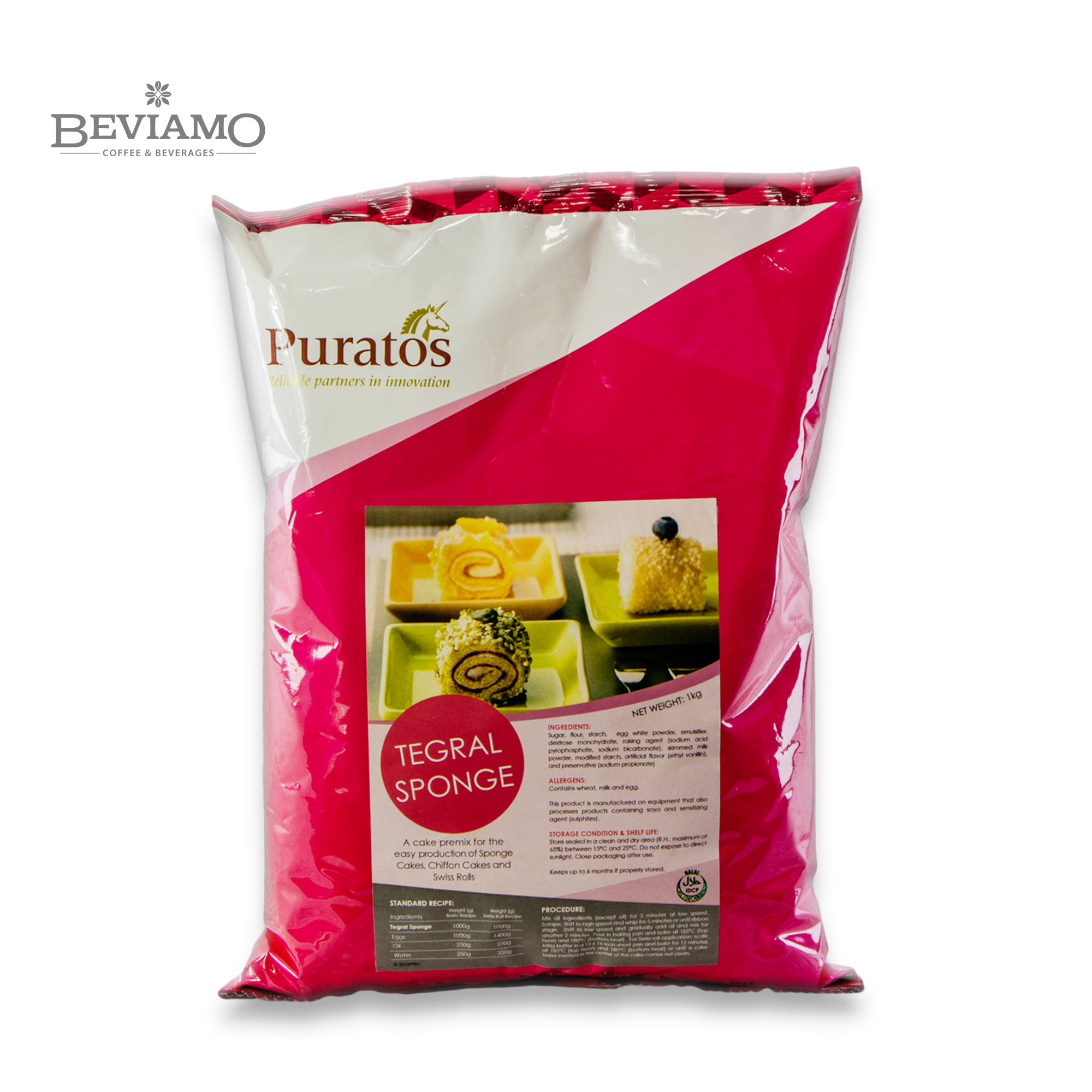 Puratos Tegral Sponge 1kg – Beviamo